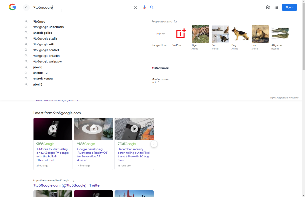 Google is testing a subtle animation-filled redesign of its web Search UI