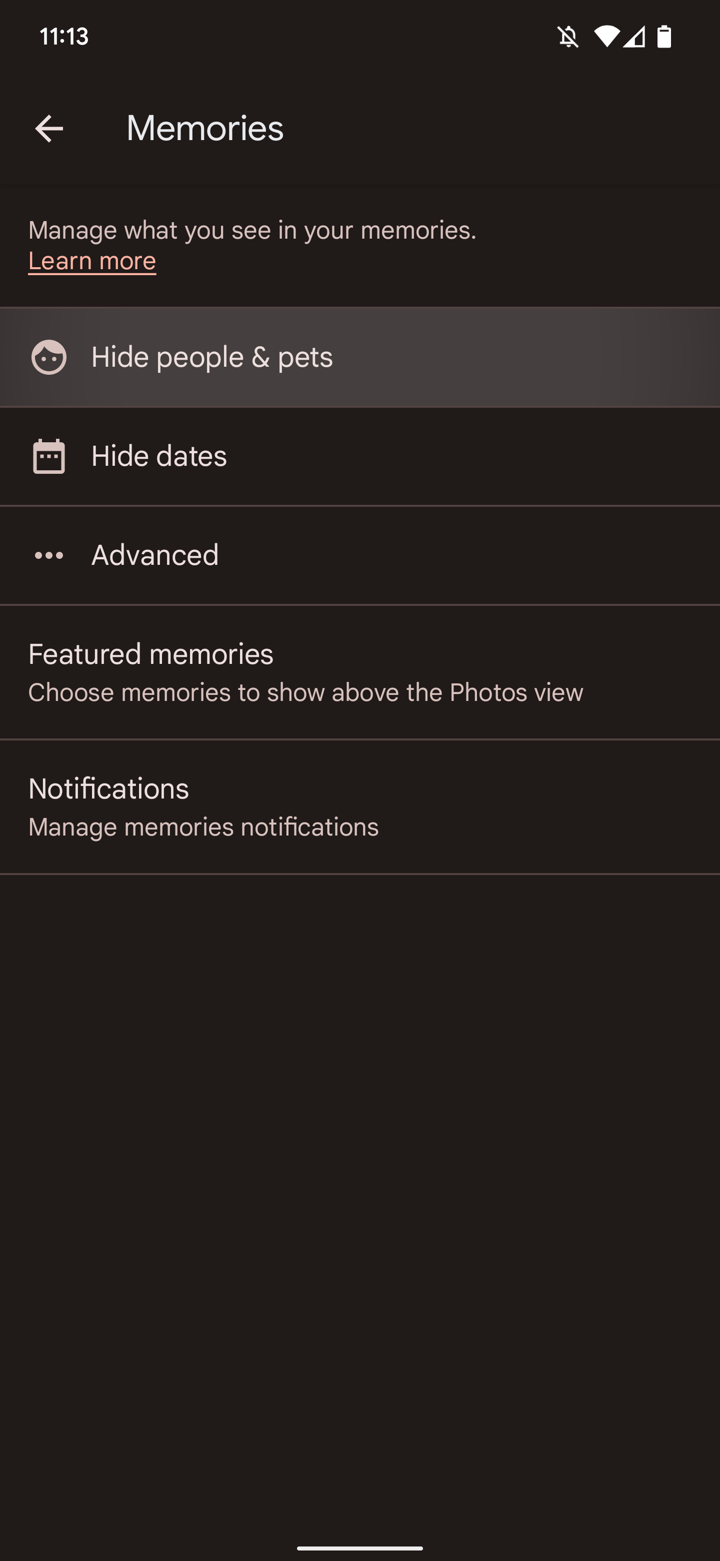 How to hide Memories of certain people, pets, and dates in Google Photos