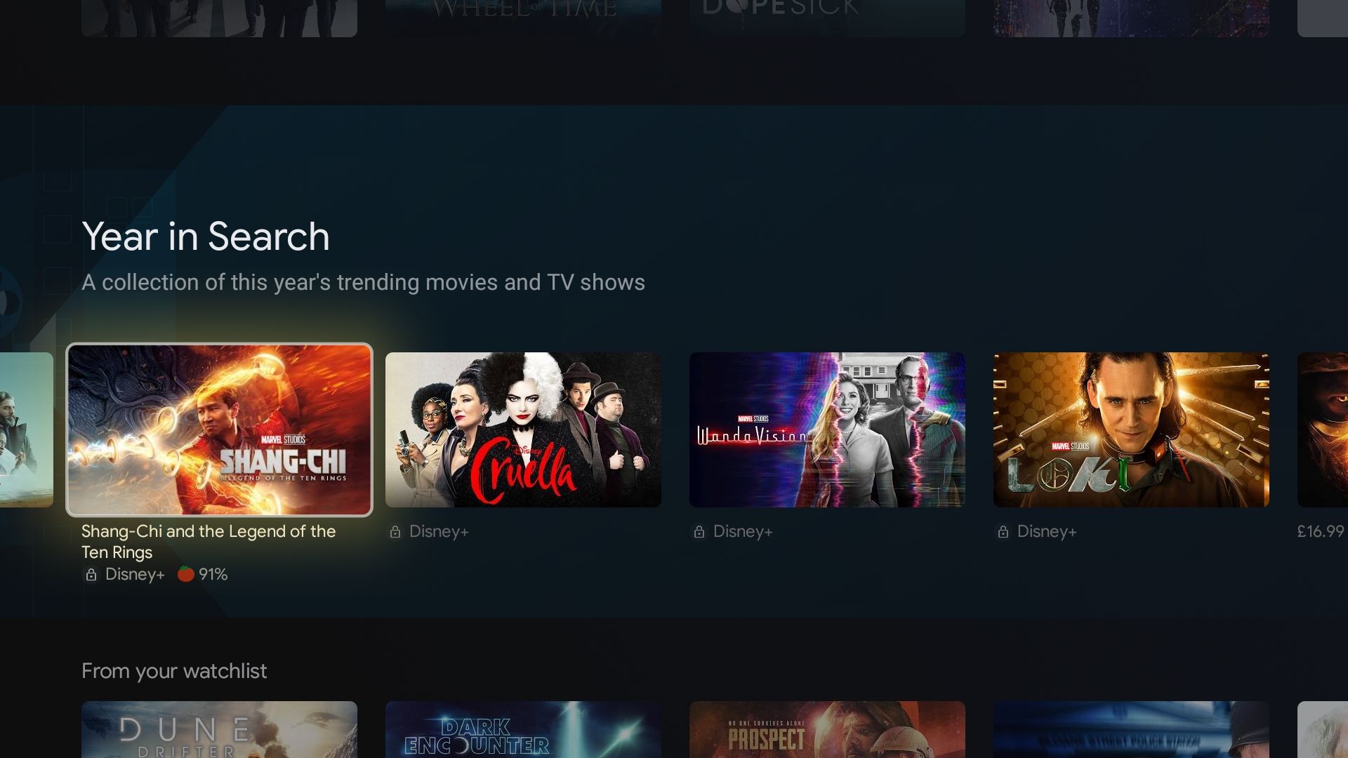 Browse through all of the movies and shows you watched — or didn't ...