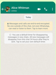 Following Signal WhatsApp Lets Users Turn On Disappearing Messages By Following Signal WhatsApp Lets Users Turn On Disappearing Messages By