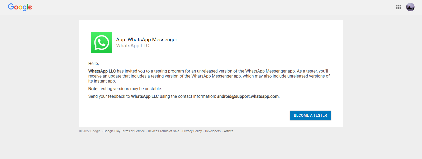 How to sign up for an app beta through the Google Play Store