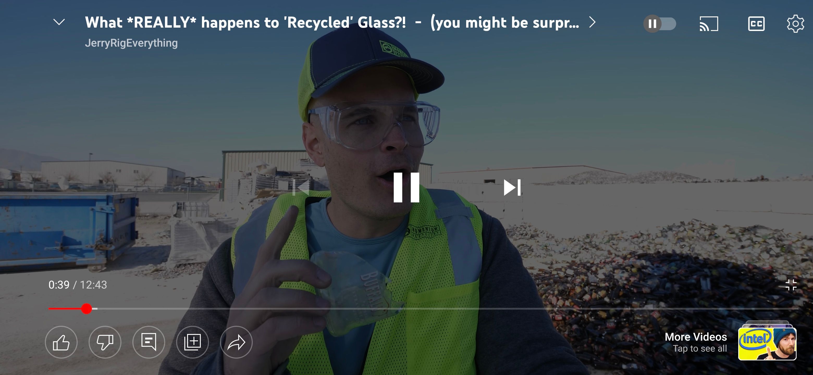 YouTube's mobile app is getting a new full-screen experience