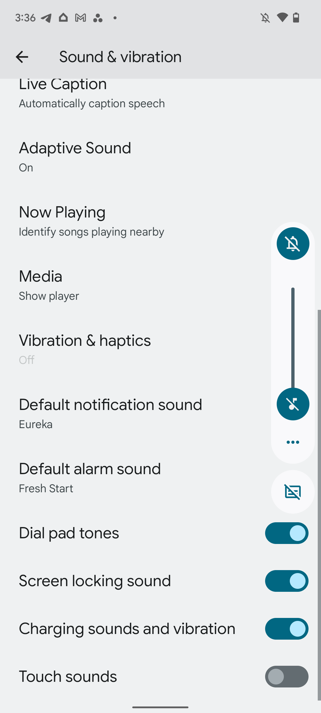 Silent ringer mode disables haptics almost entirely on Android 13 DP1