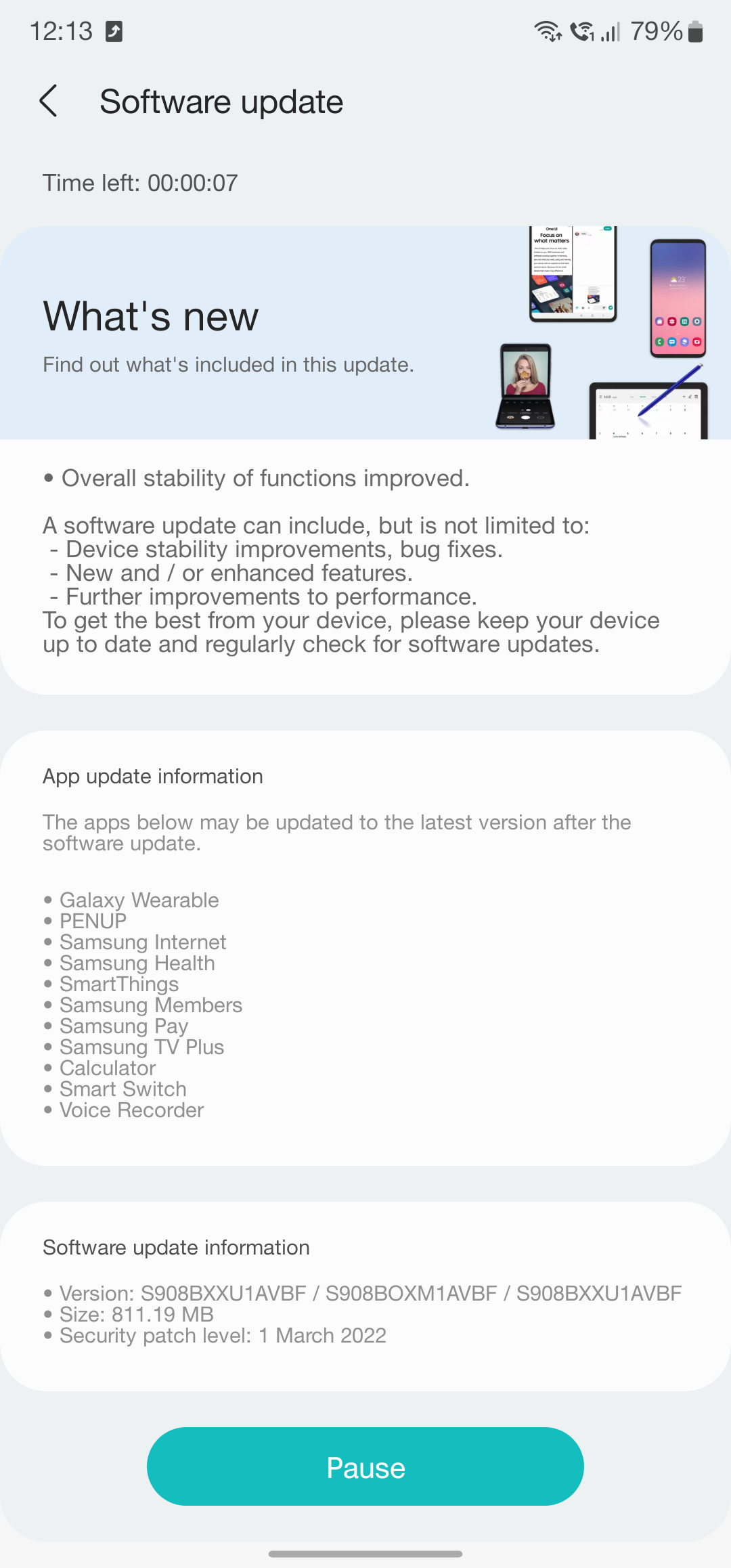 Samsung's March 2022 security update is available for more Galaxy ...