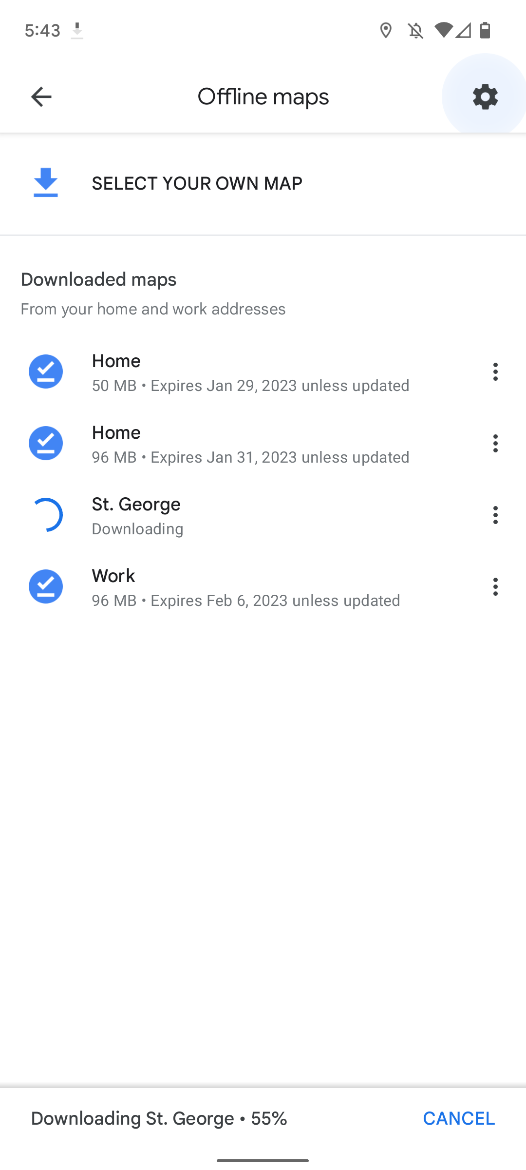 How to download offline maps in Google Maps