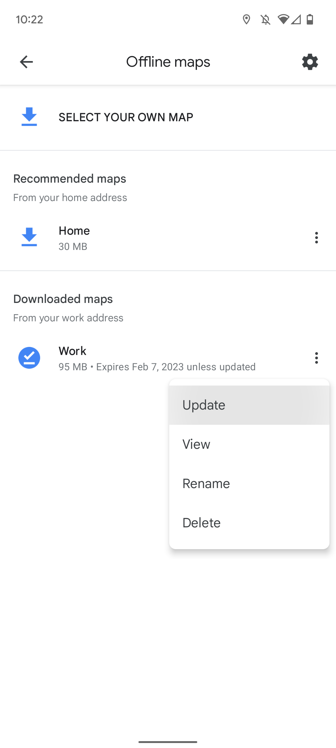 How to download offline maps in Google Maps