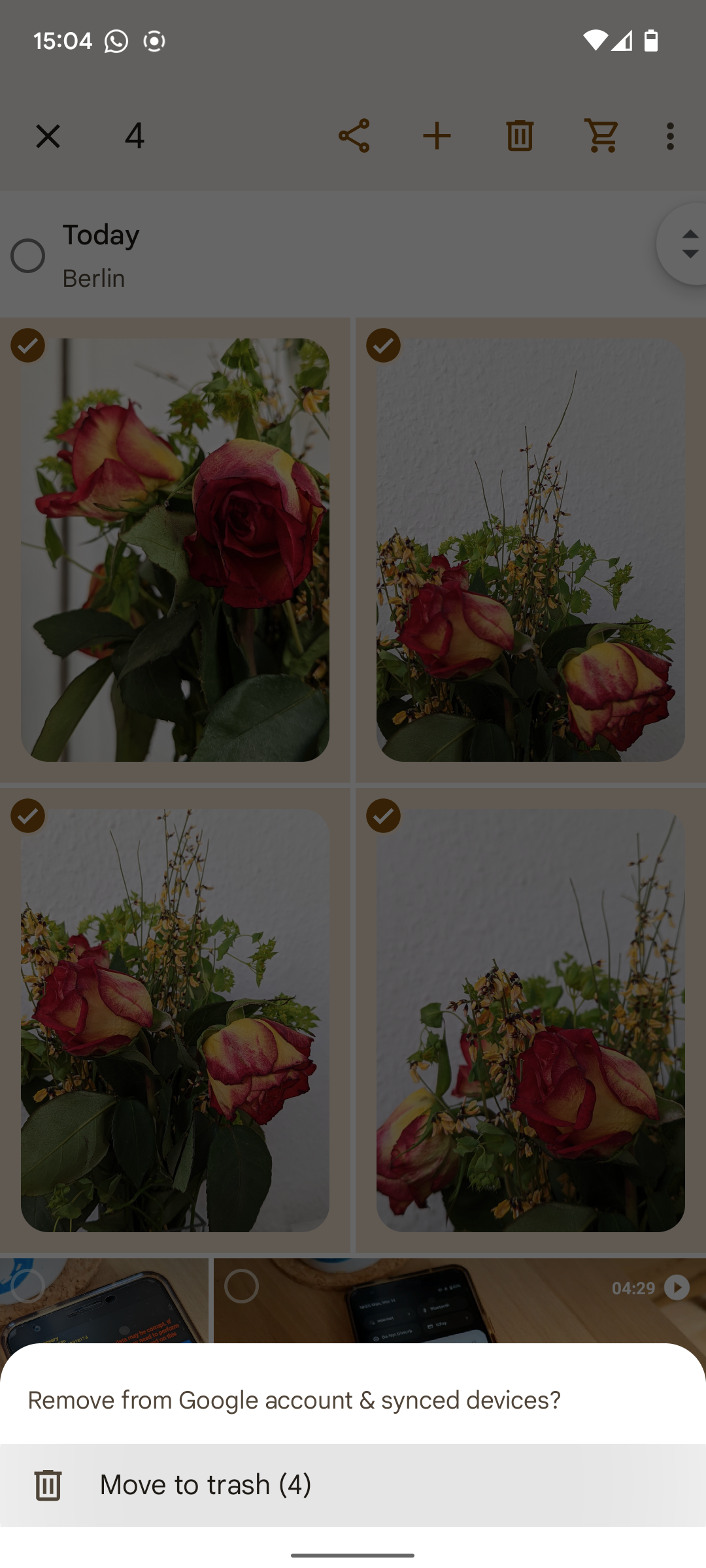 How to permanently delete pictures from Google Photos