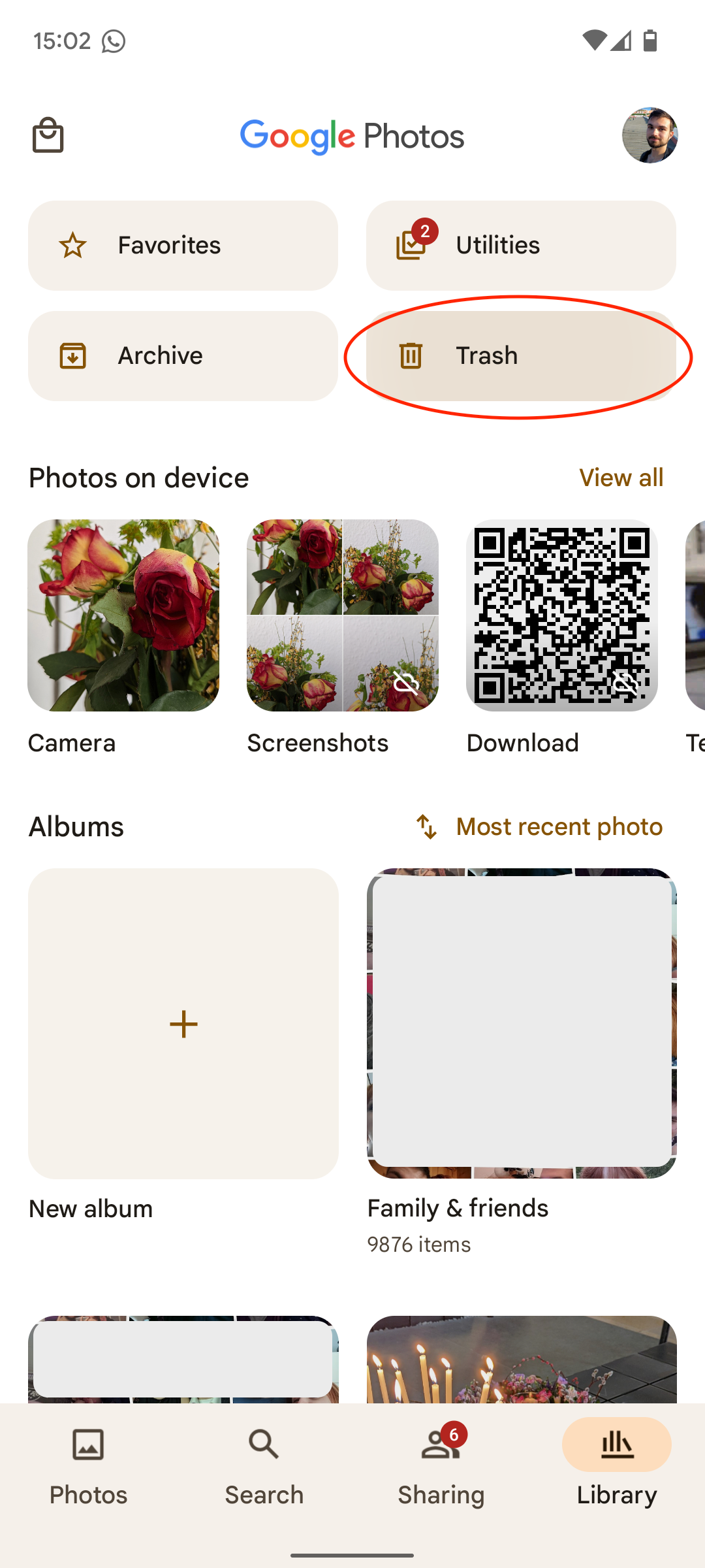 How to permanently delete pictures from Google Photos