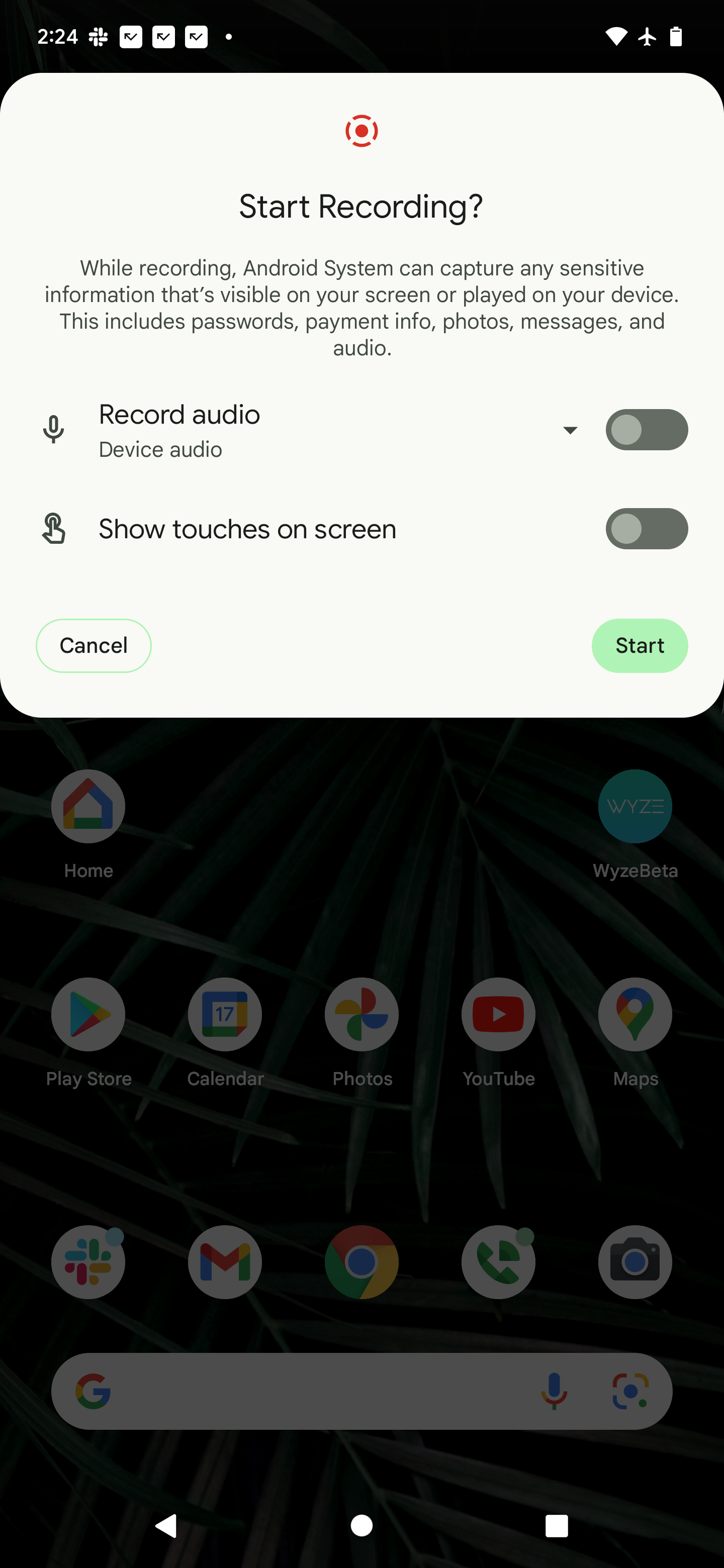 Android's built-in screen recorder gets its 'show touches' option back ... Android's built-in screen recorder gets its 'show touches' option back ...