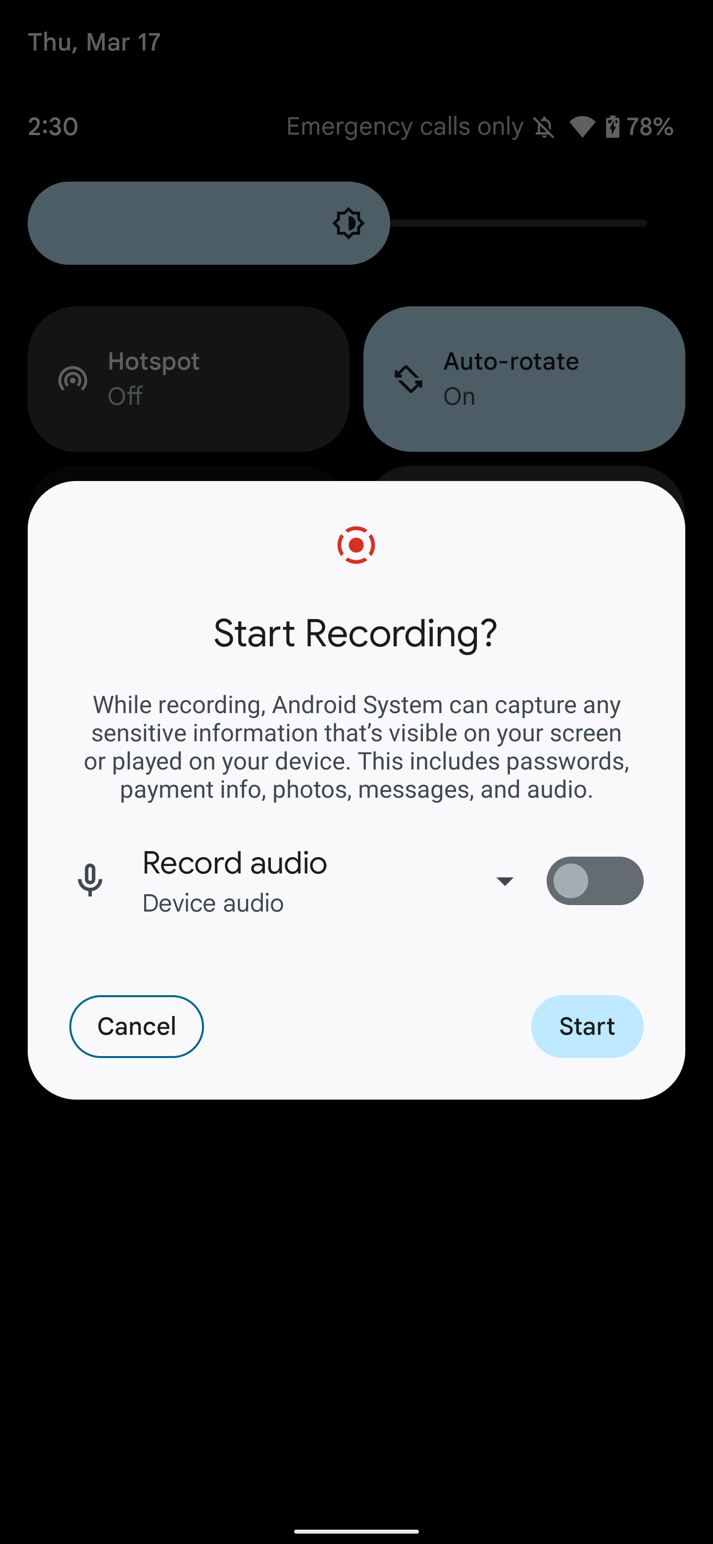 Android's built-in screen recorder gets its 'show touches' option back ...