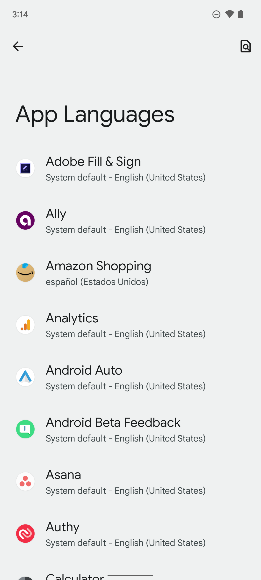Per-app language settings are now live in Android 13 DP2