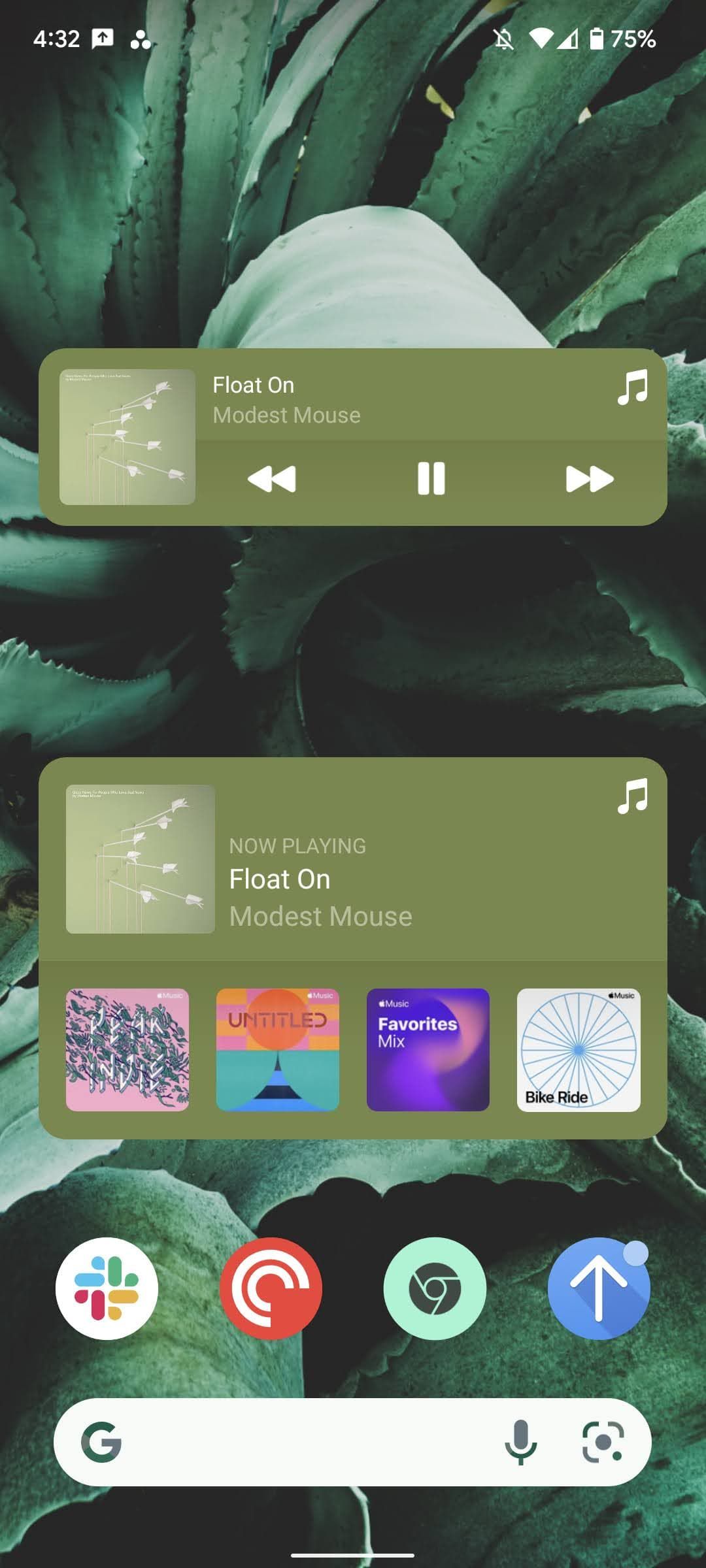 Apple Music's better-looking widgets are now available for everyone