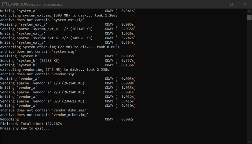 How to roll back to an older version of Android