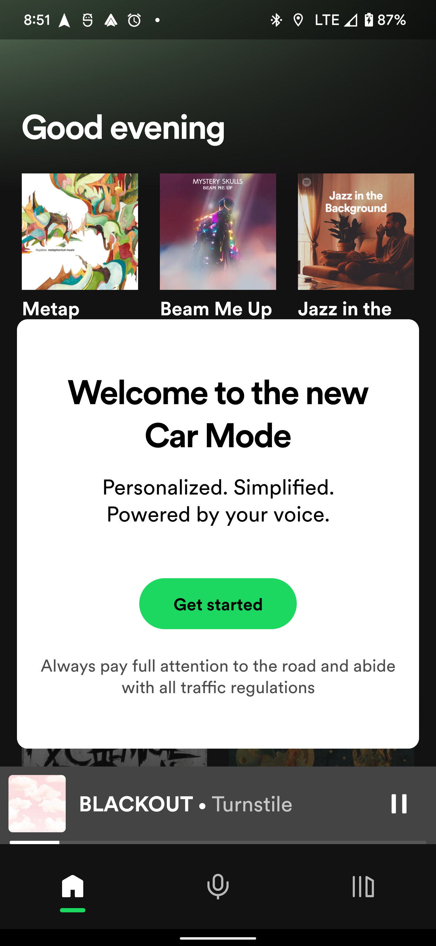 Spotify is testing a new car-friendly UI to replace Car View