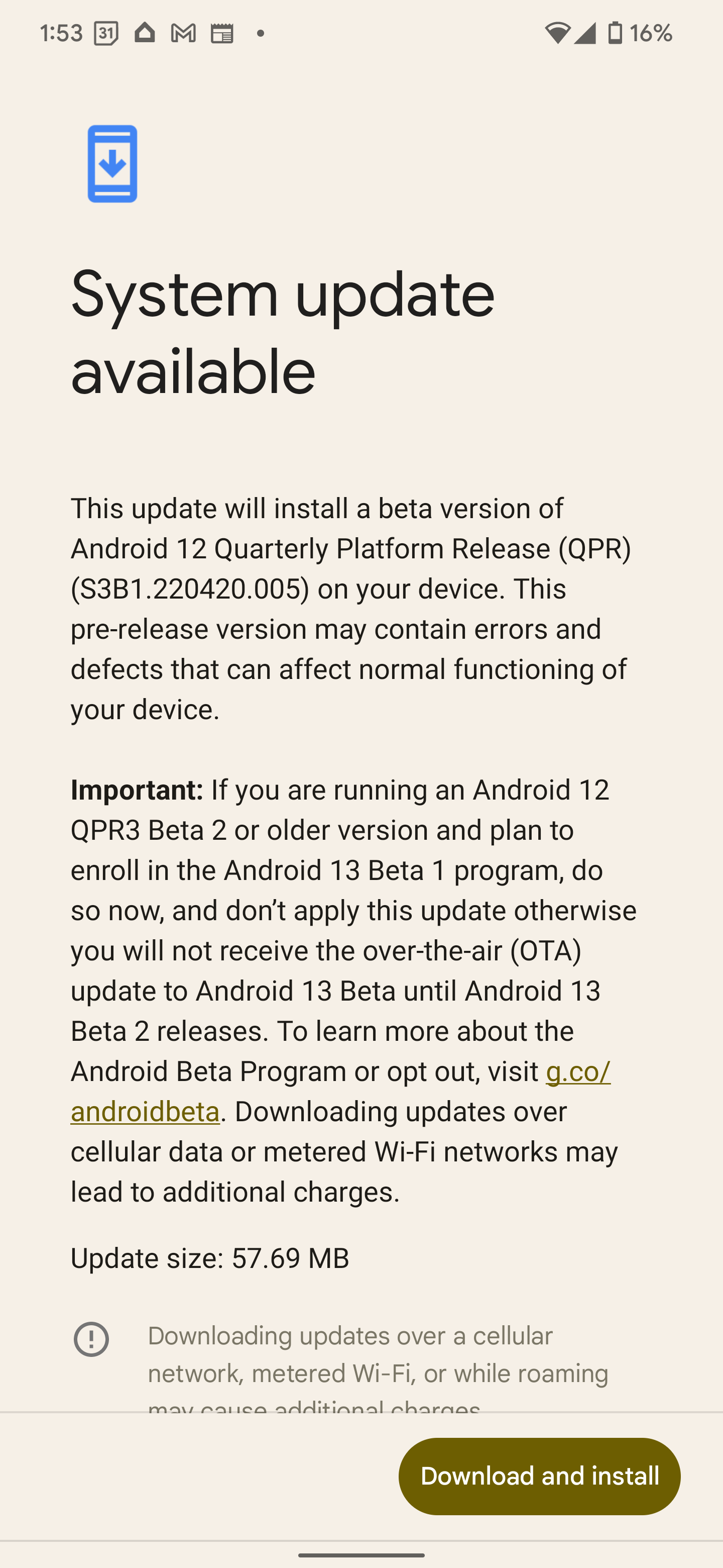 Last Android 12 QPR3 beta lands ahead of next month's Feature Drop update
