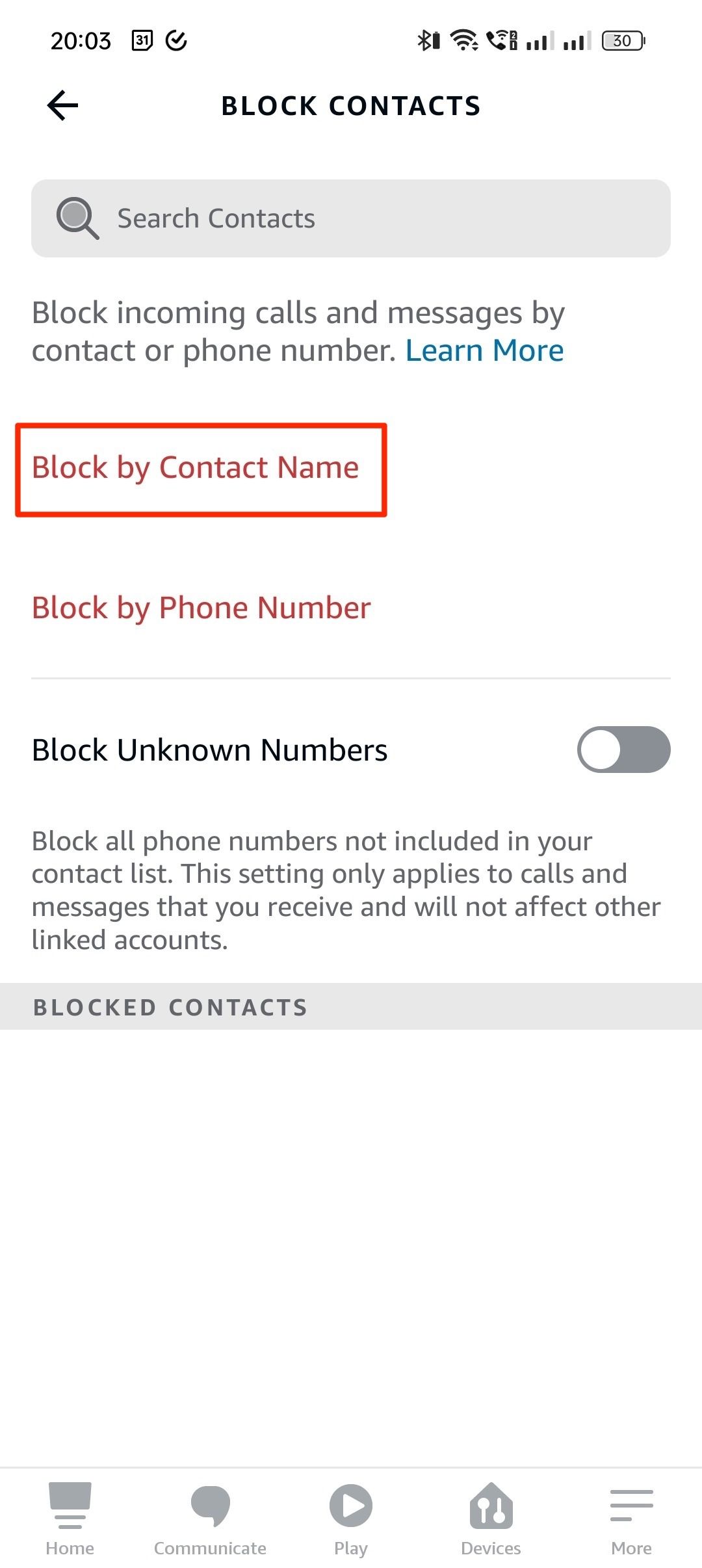 Amazon Echo: How to block unwanted callers