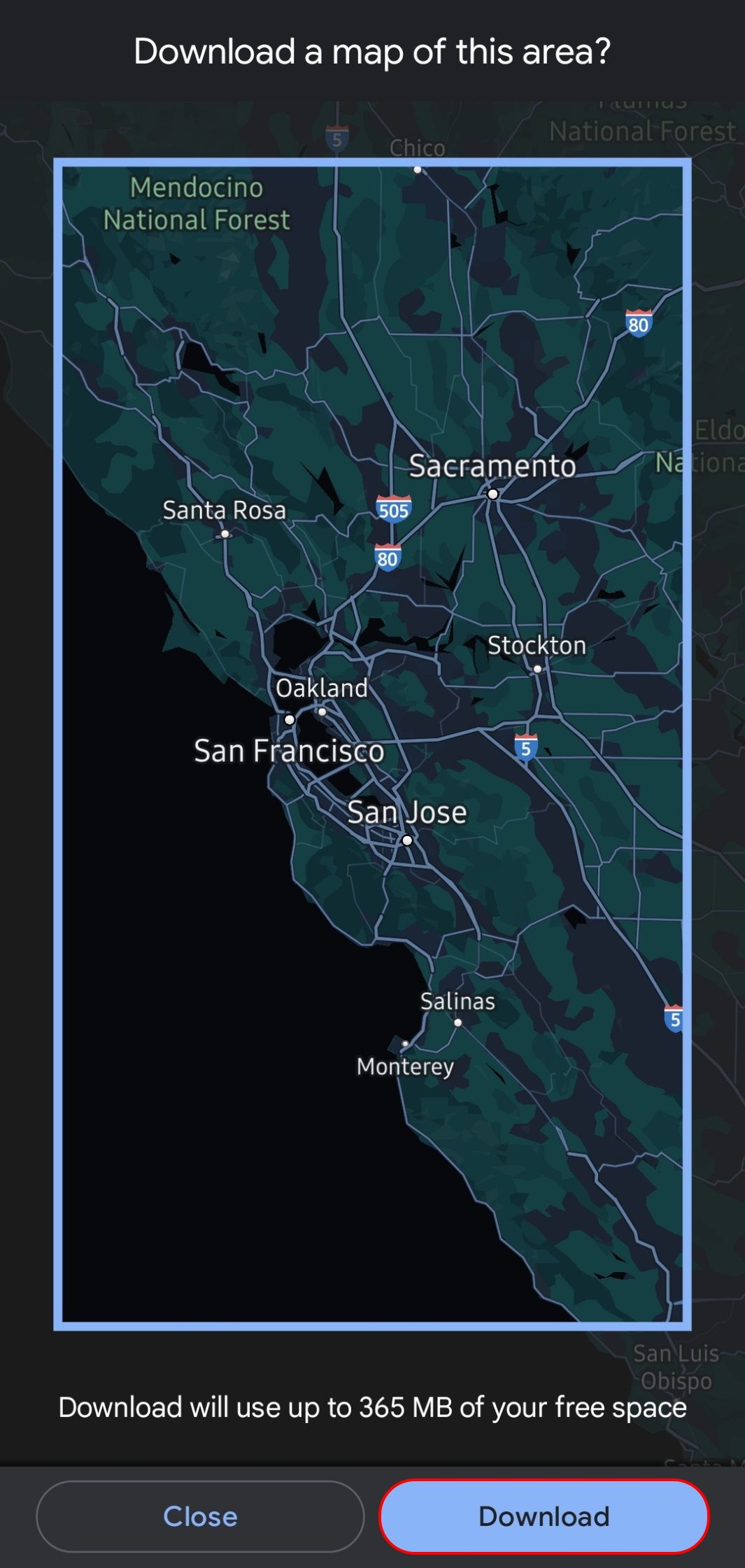 How to download Google Maps to navigate offline