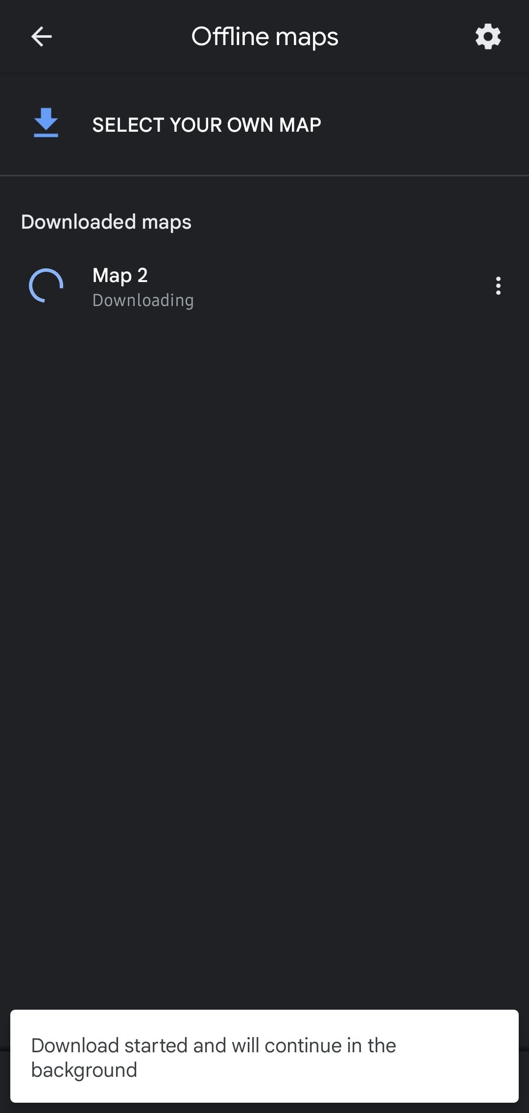 How to download Google Maps to navigate offline