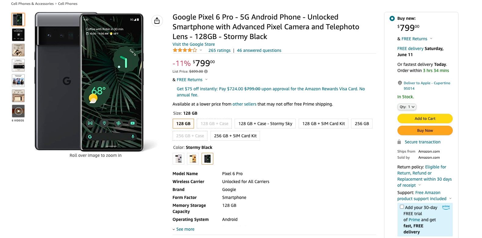 Snag the Google Pixel 6 Pro at its lowest ever price