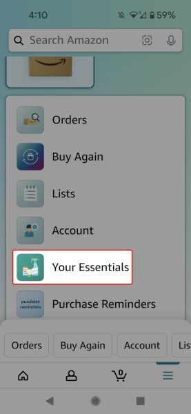 How to quickly reorder items on Amazon