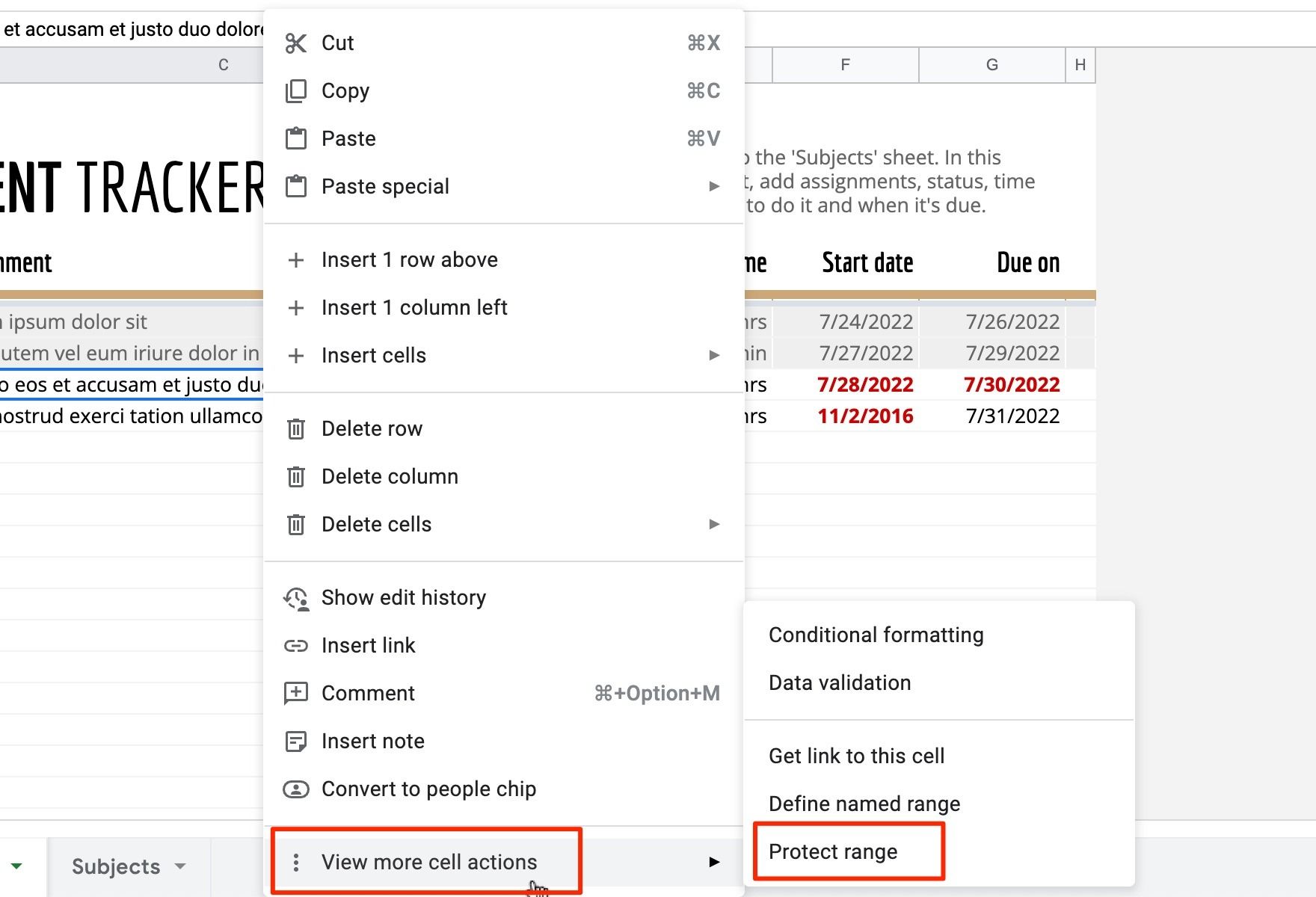 Google Sheets How To Lock Cells google-sheets-how-to-lock-cells