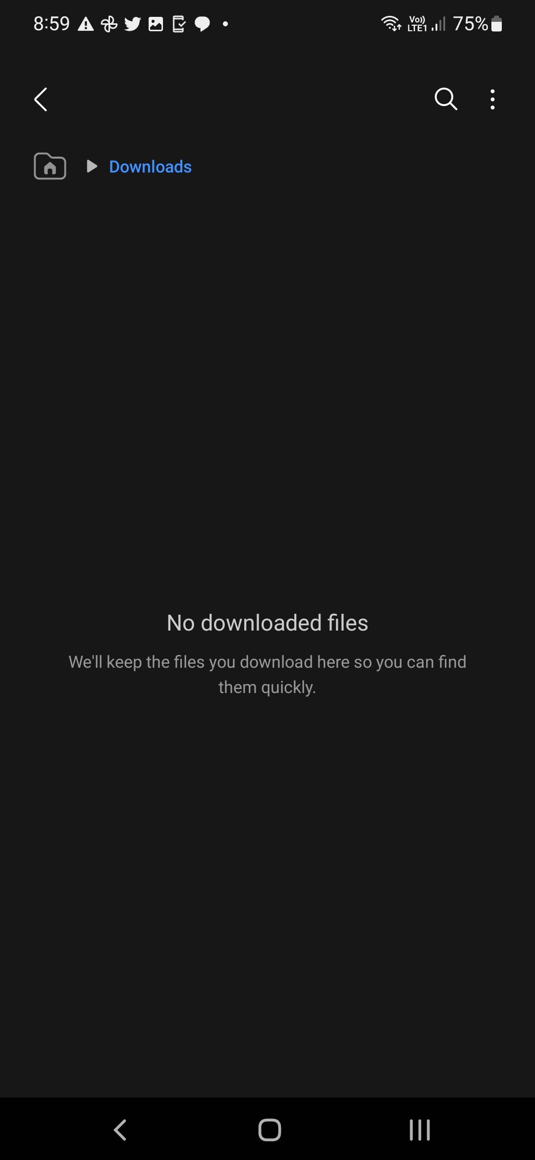 Where to find downloads on your Samsung Galaxy phone