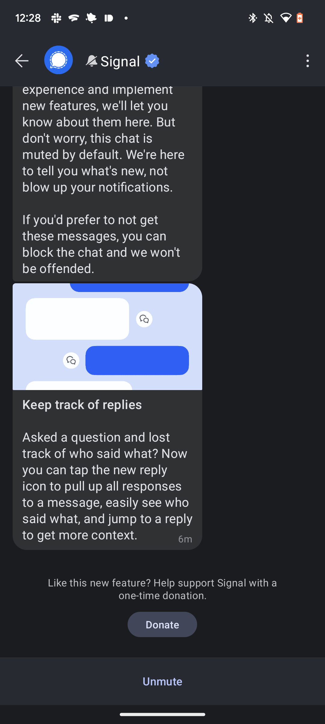 Signal pulls a Slack, introduces proper thread view on Android
