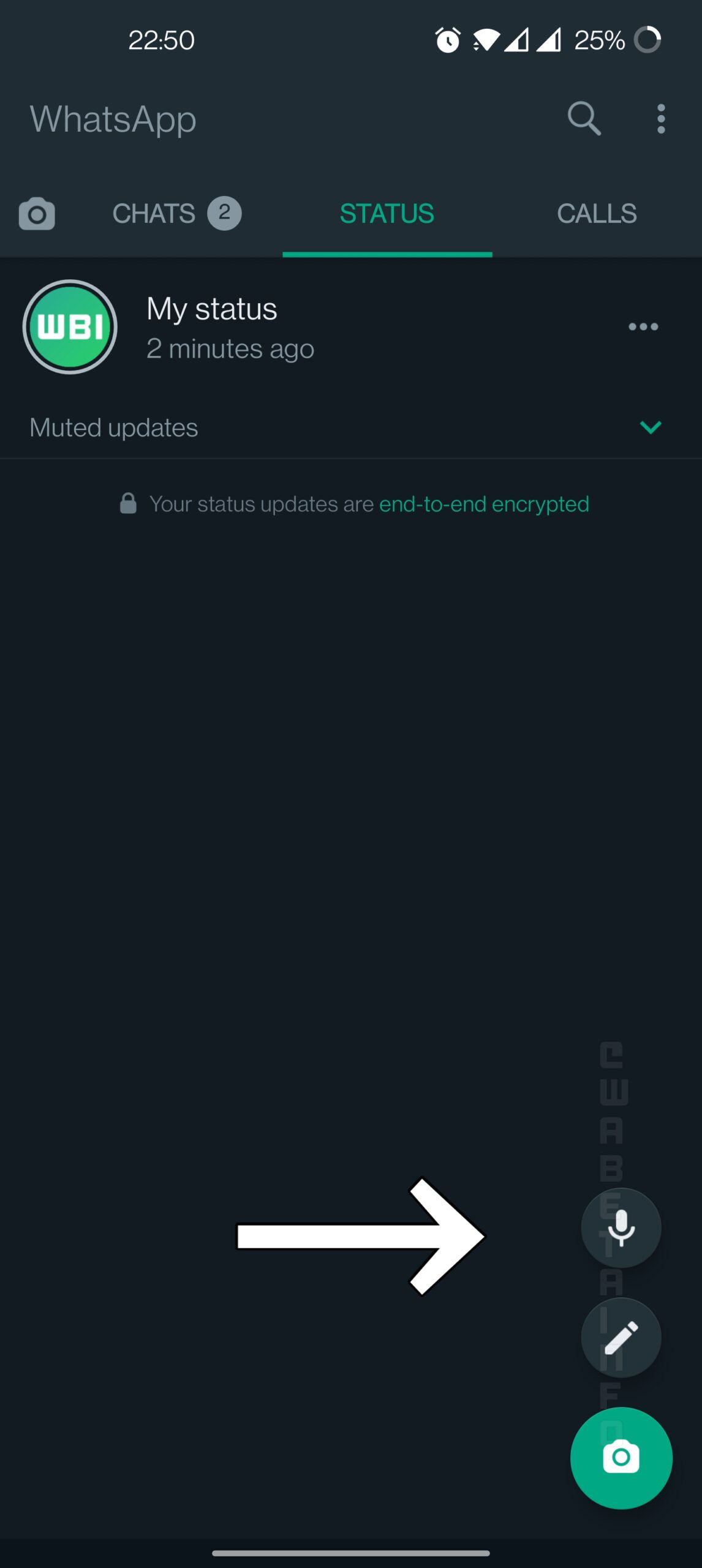WhatsApp is working to let you add a voice message to your status