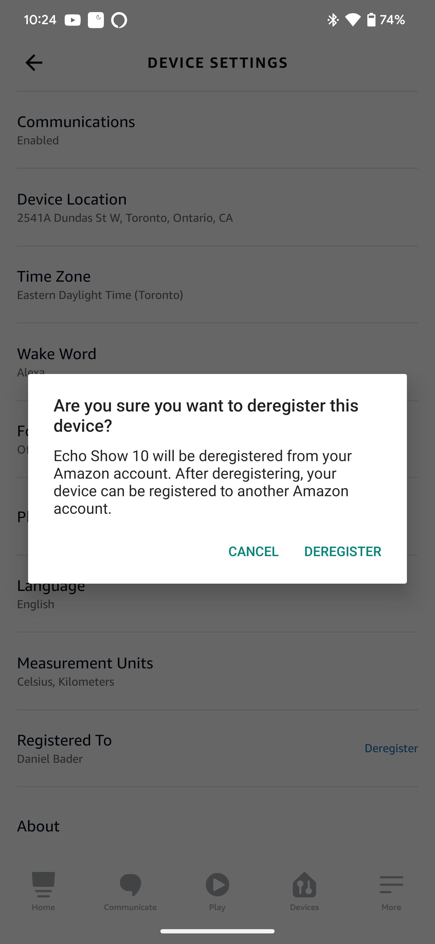 How to reset an Amazon Echo Dot
