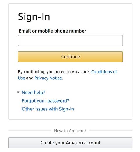 How to change or reset your Amazon password