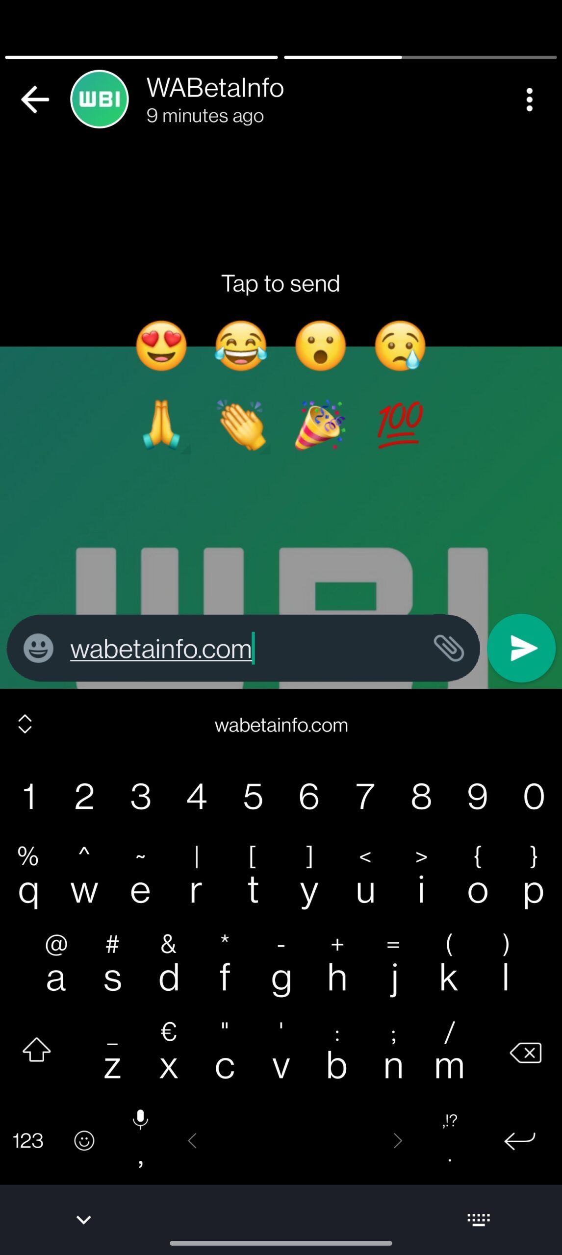 WhatsApp status reactions are one step closer to reality