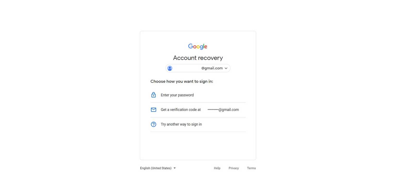 How to recover your Google account