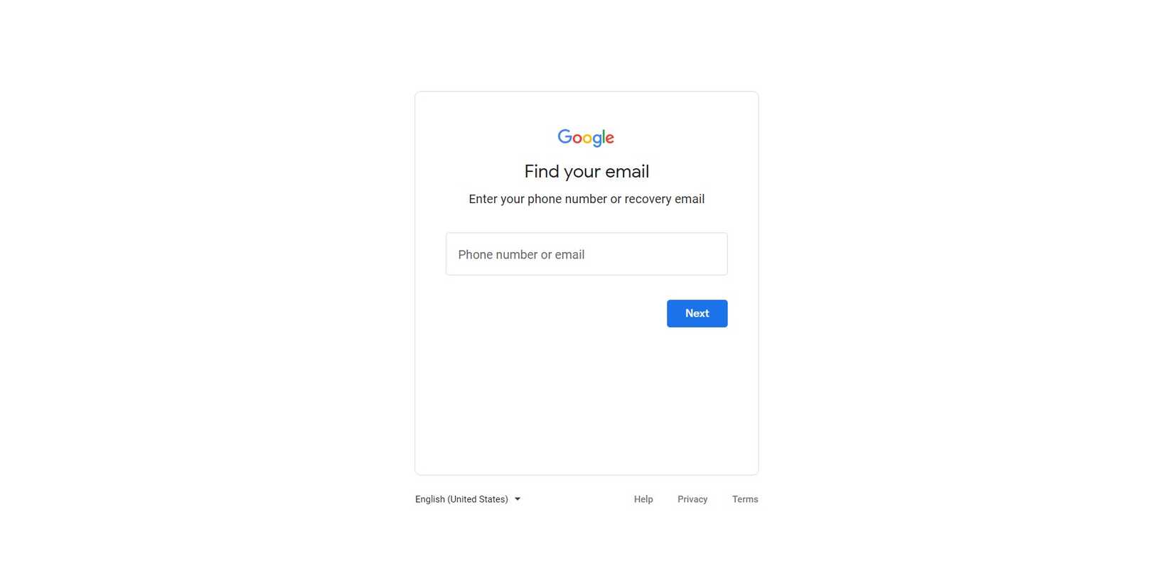 How to recover your Google account