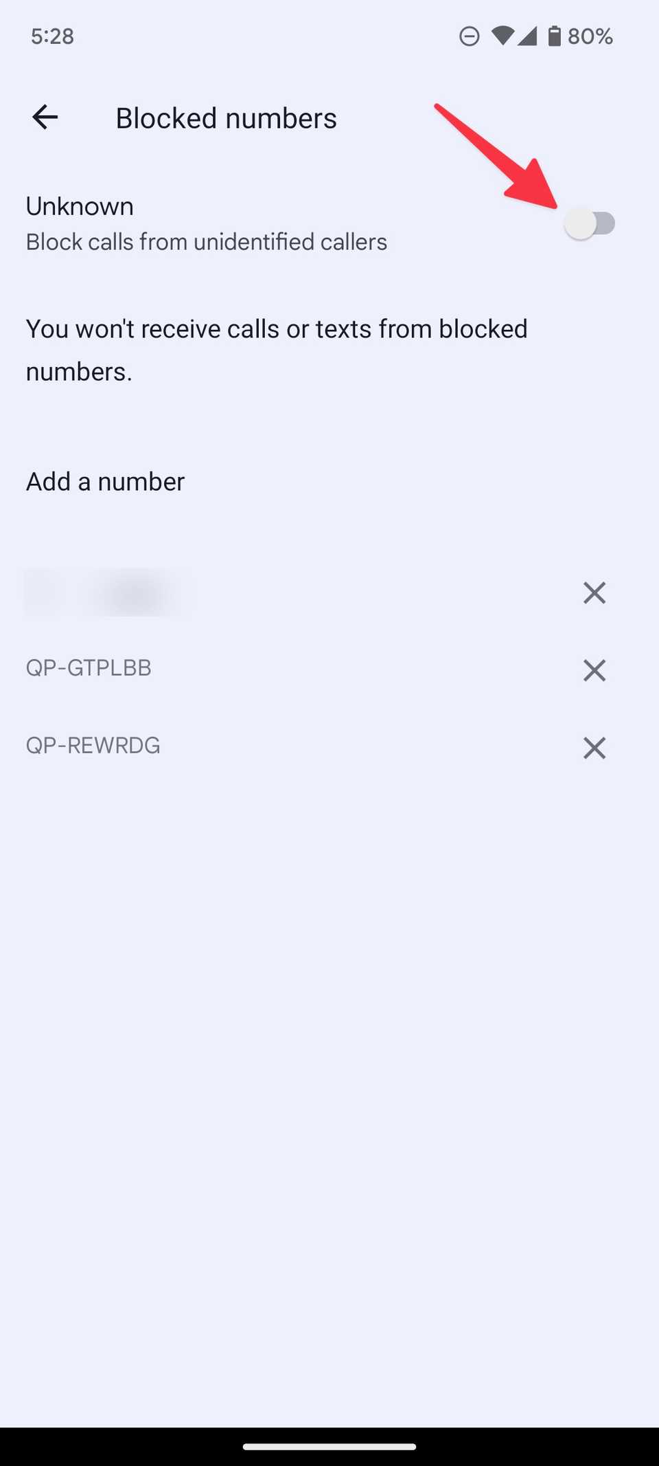 How to see blocked phone numbers on your Android phone