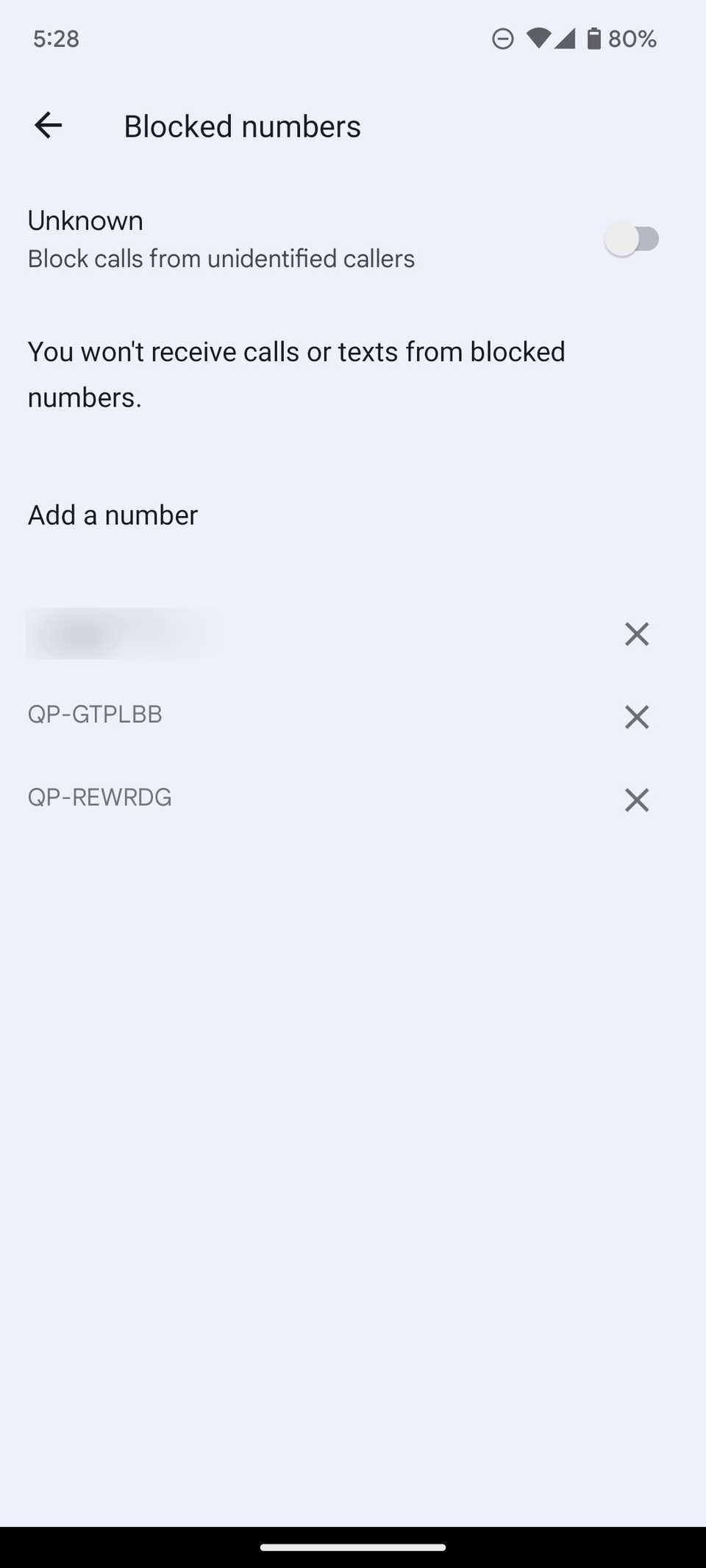 How to see blocked phone numbers on your Android phone