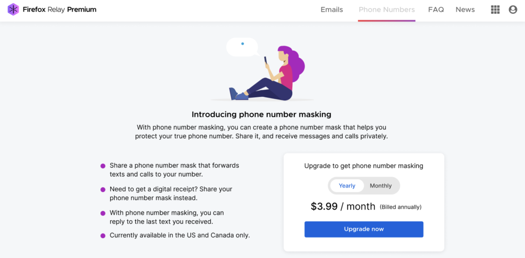 Firefox Relay can now fend off spam SMS and robocallers, too