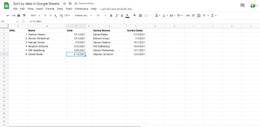 How To Sort By Date In Google Sheets