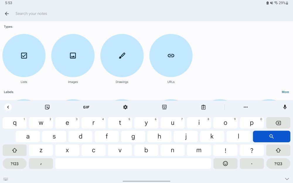 Gboard's latest beta borrows tablet layout cues from physical keyboards