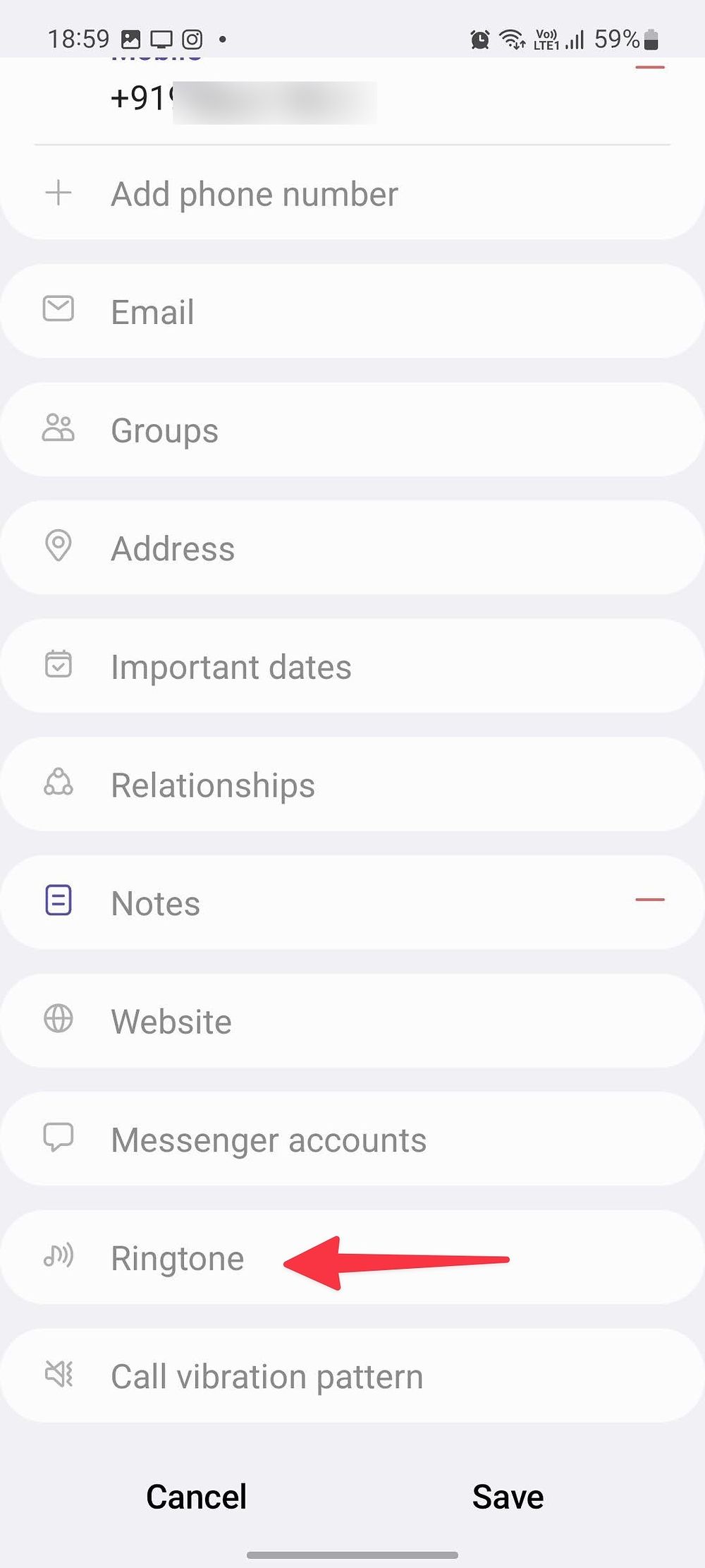 How to change ringtone on an Android phone