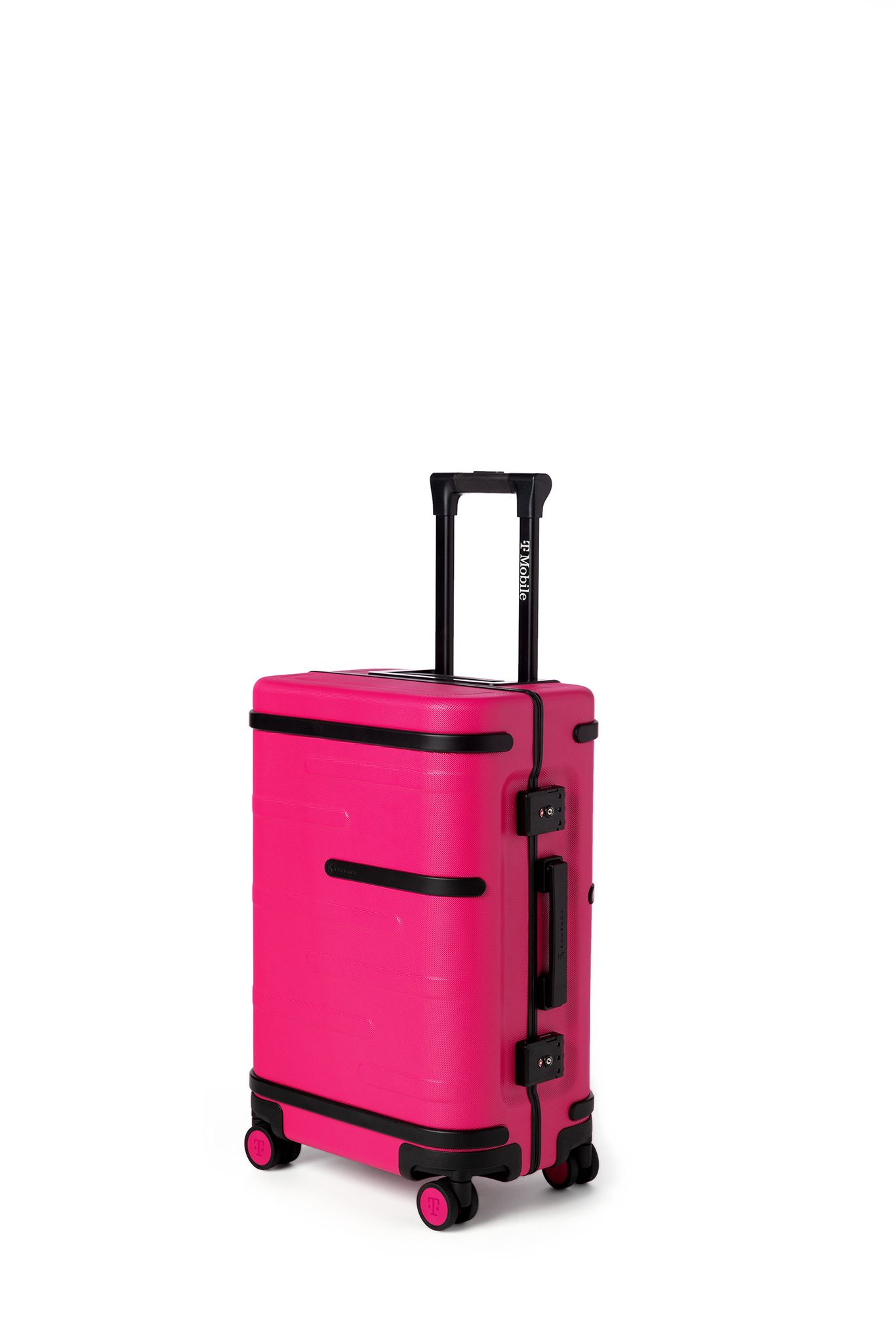 T-Mobile's new tech-friendly suitcase is the pinkest one we've ever seen