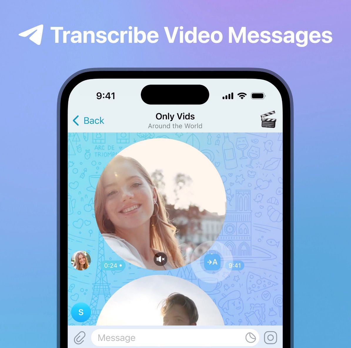 New Telegram update adds video message transcription and a way to break ...