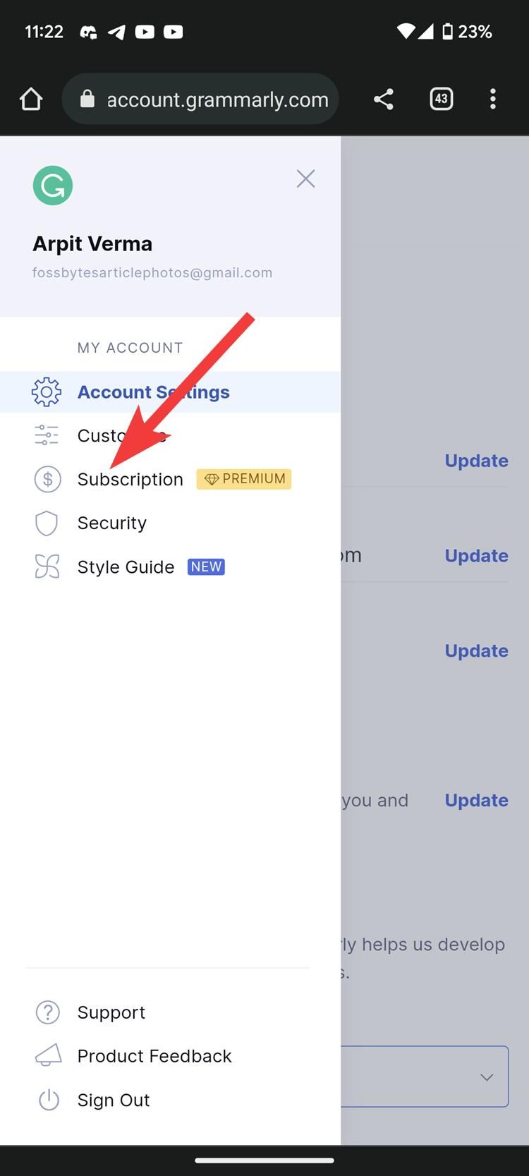 How to cancel your Grammarly subscription