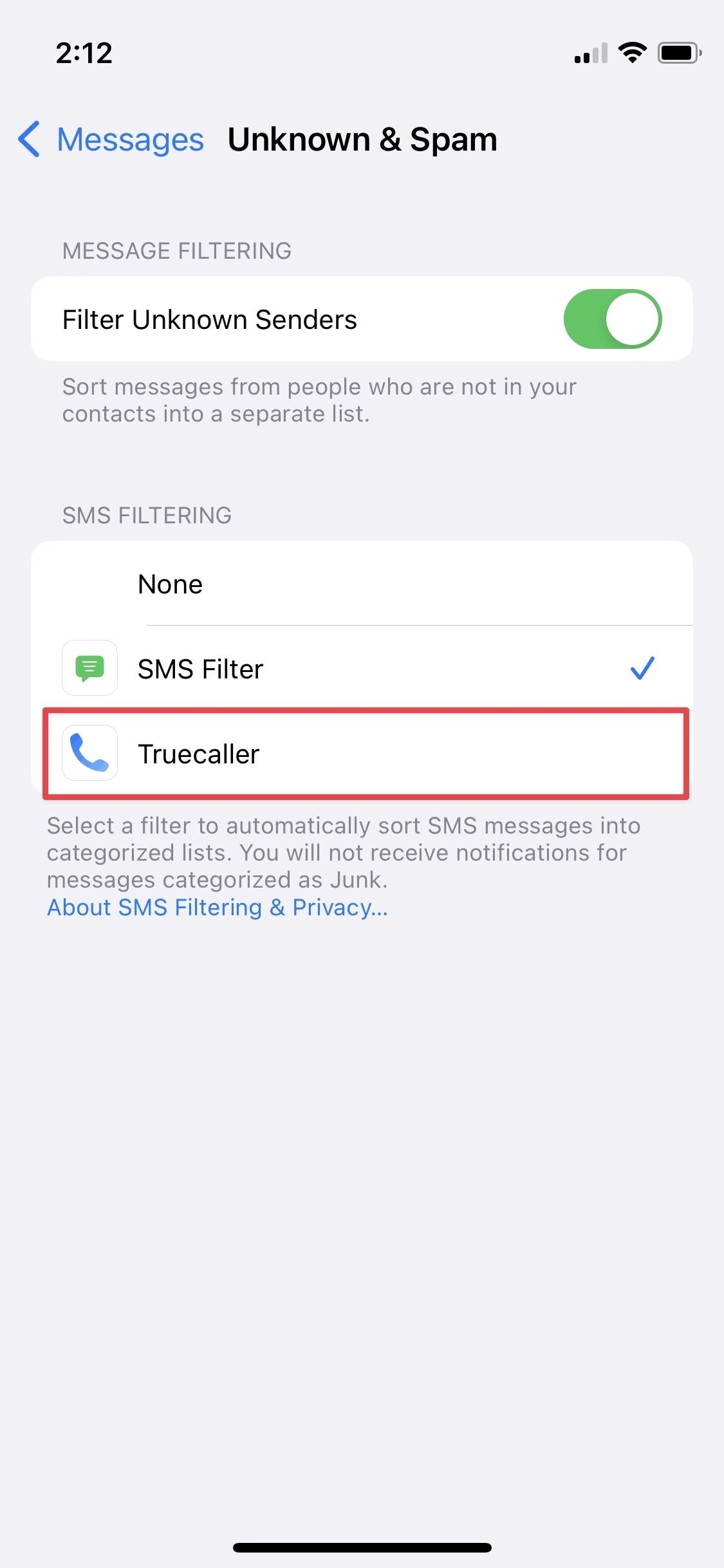 How to report and block spam in iMessage