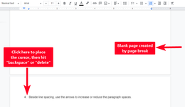 How To Delete A Page Or Multiple Pages In Google Docs