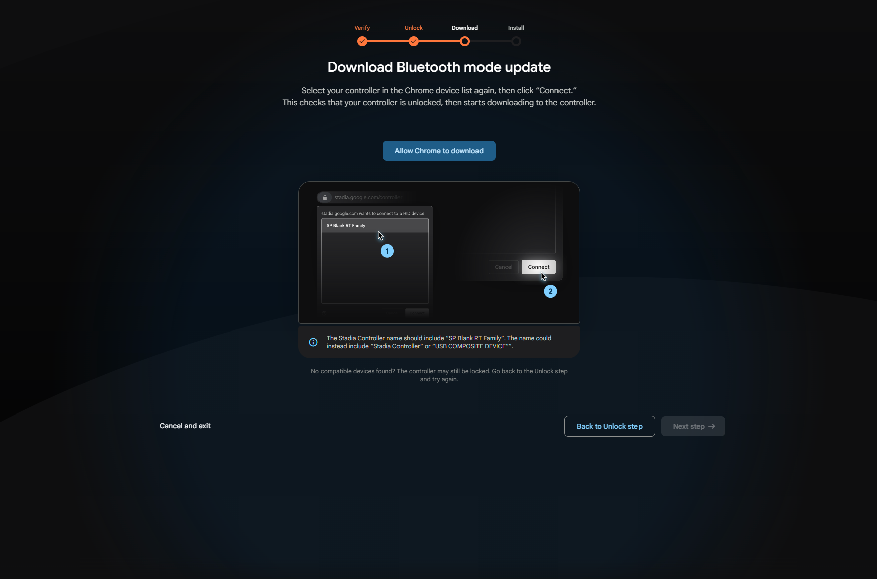 How to upgrade your Stadia Controller to the new Bluetooth mode