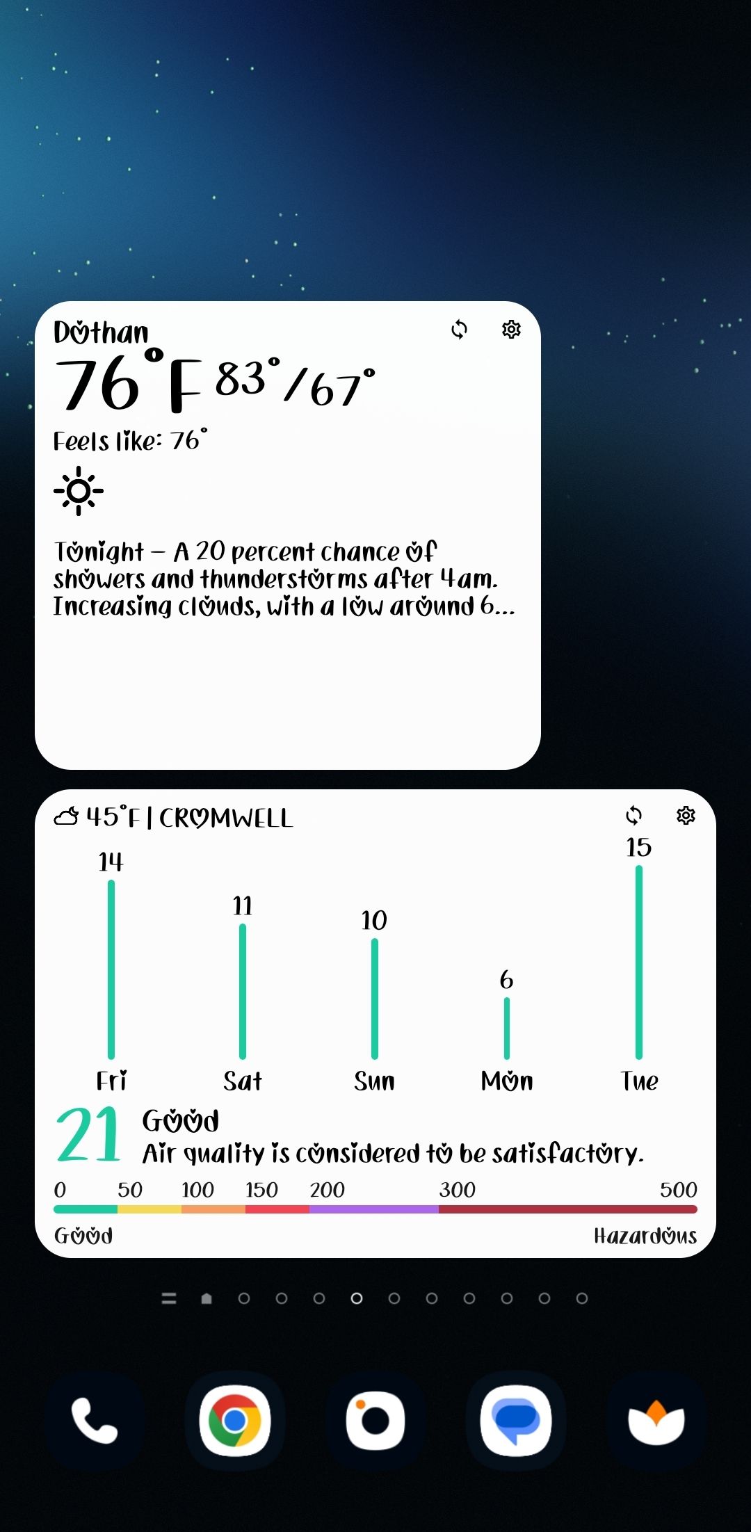18 best weather widgets available on Android