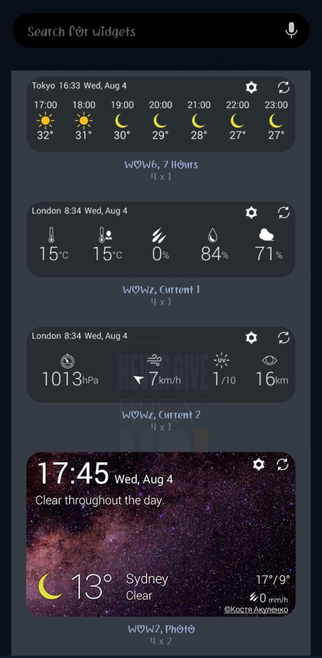 18 best weather widgets available on Android