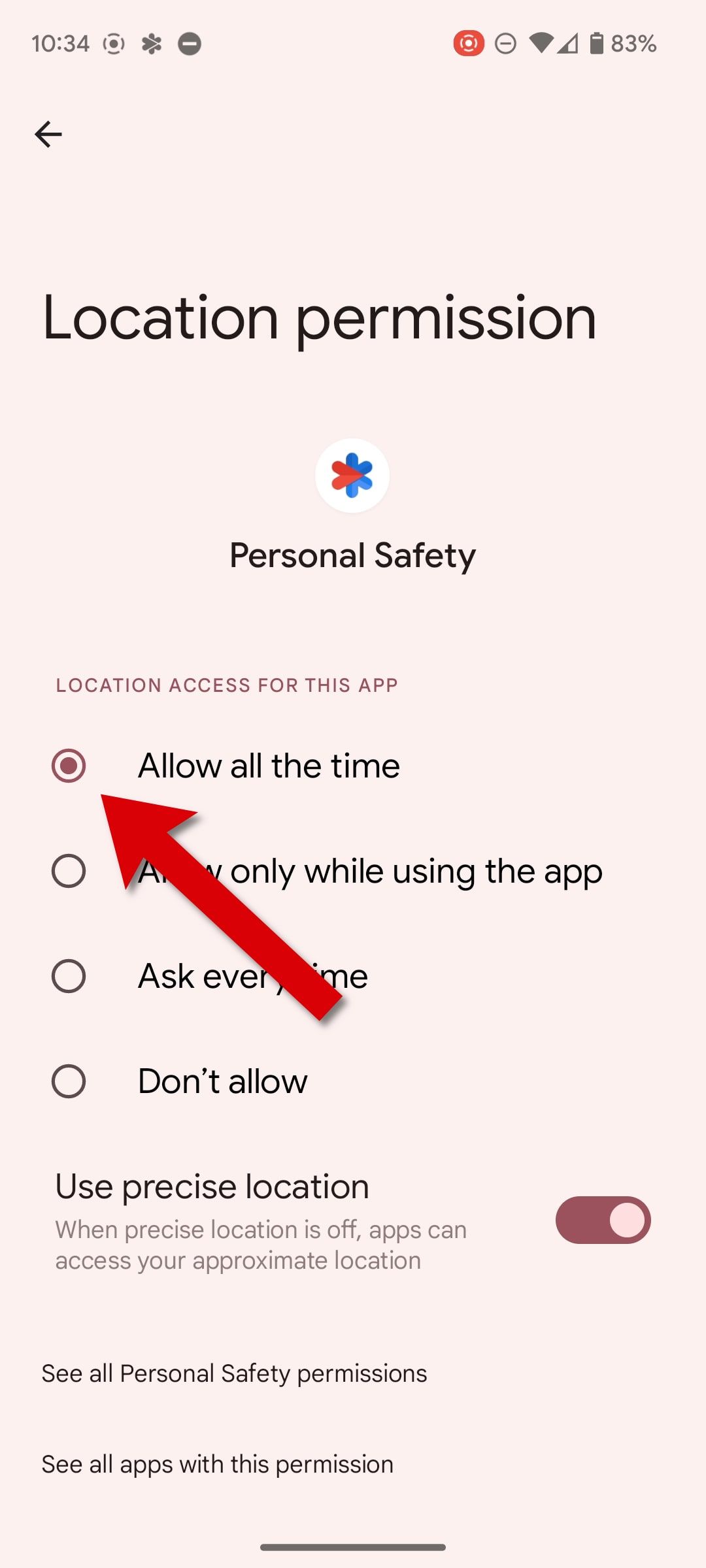 What is the Pixel Personal Safety app and how do you use it?