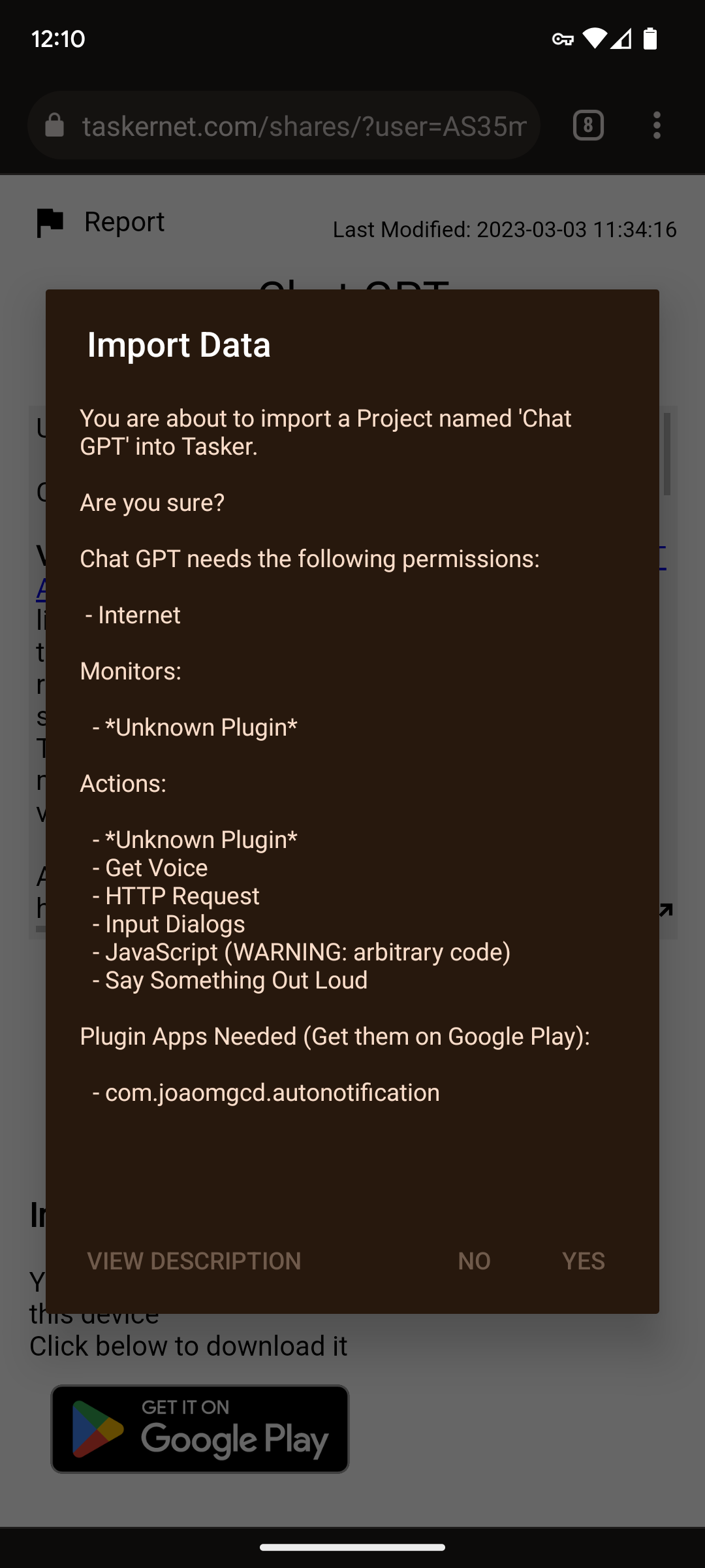 Using Tasker to talk with ChatGPT on your phone looks equal parts powerful and terrifying