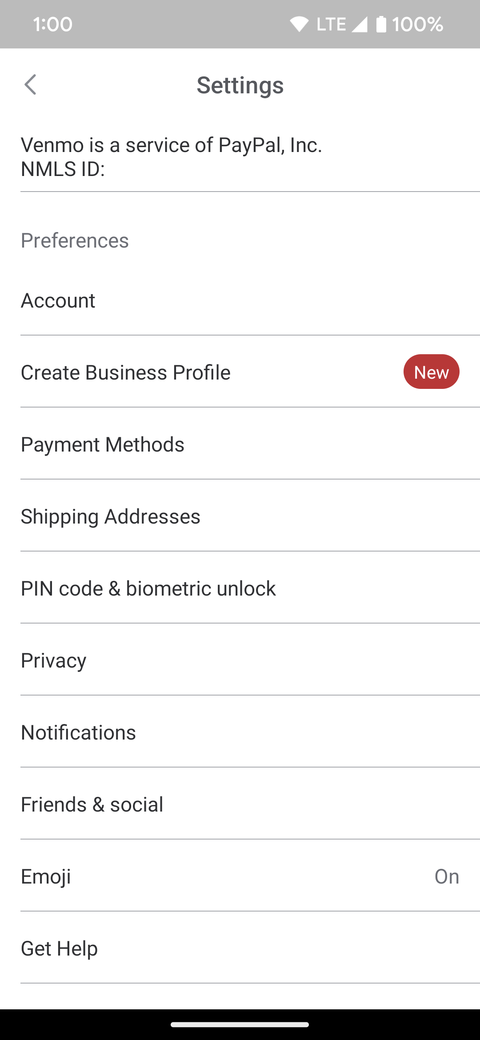 How to create a Venmo account